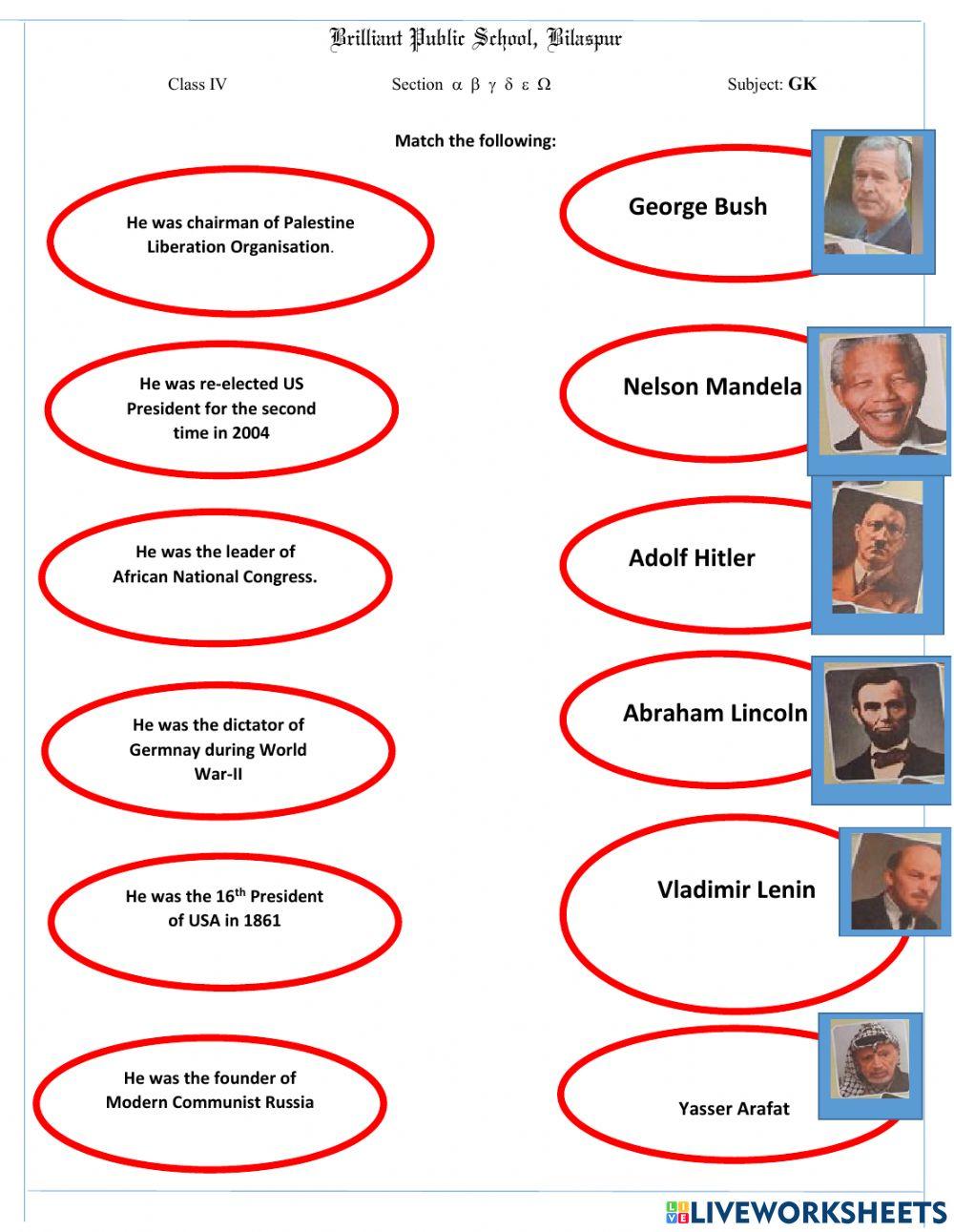 Gk online pdf activity for 4 | Live Worksheets