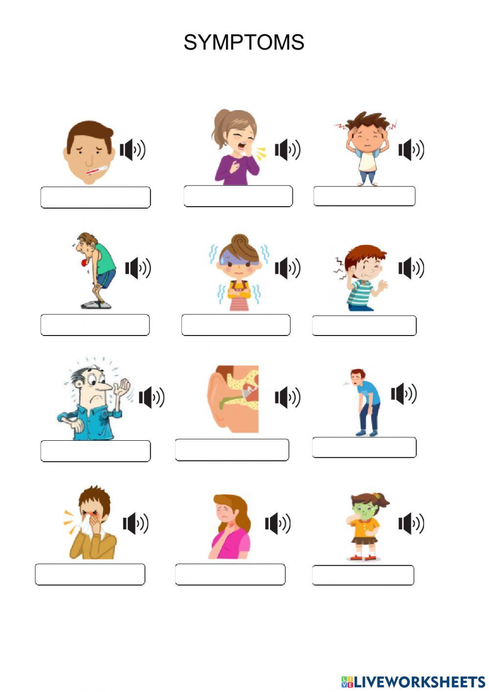 Symptoms | schapartegui | Live Worksheets