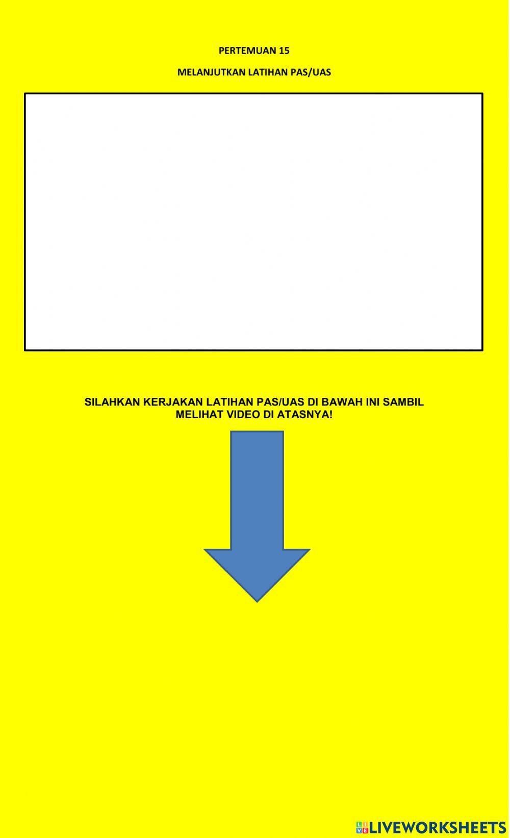 Latihan pas kls 8 worksheet | Live Worksheets