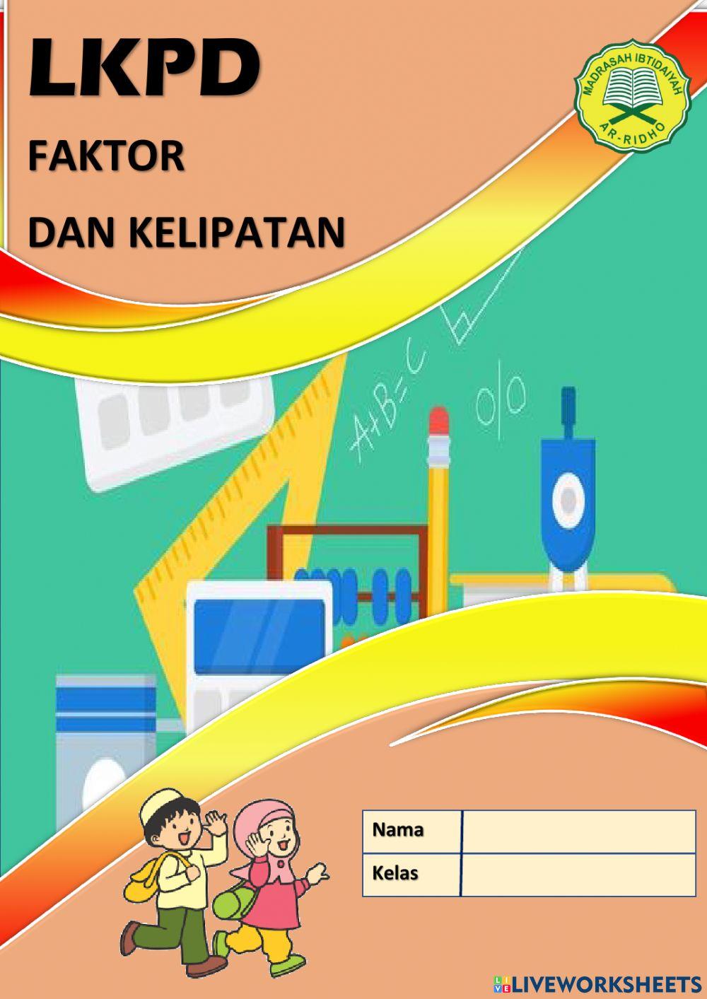 Faktor dan keli… | Free Interactive Worksheets | 1618679
