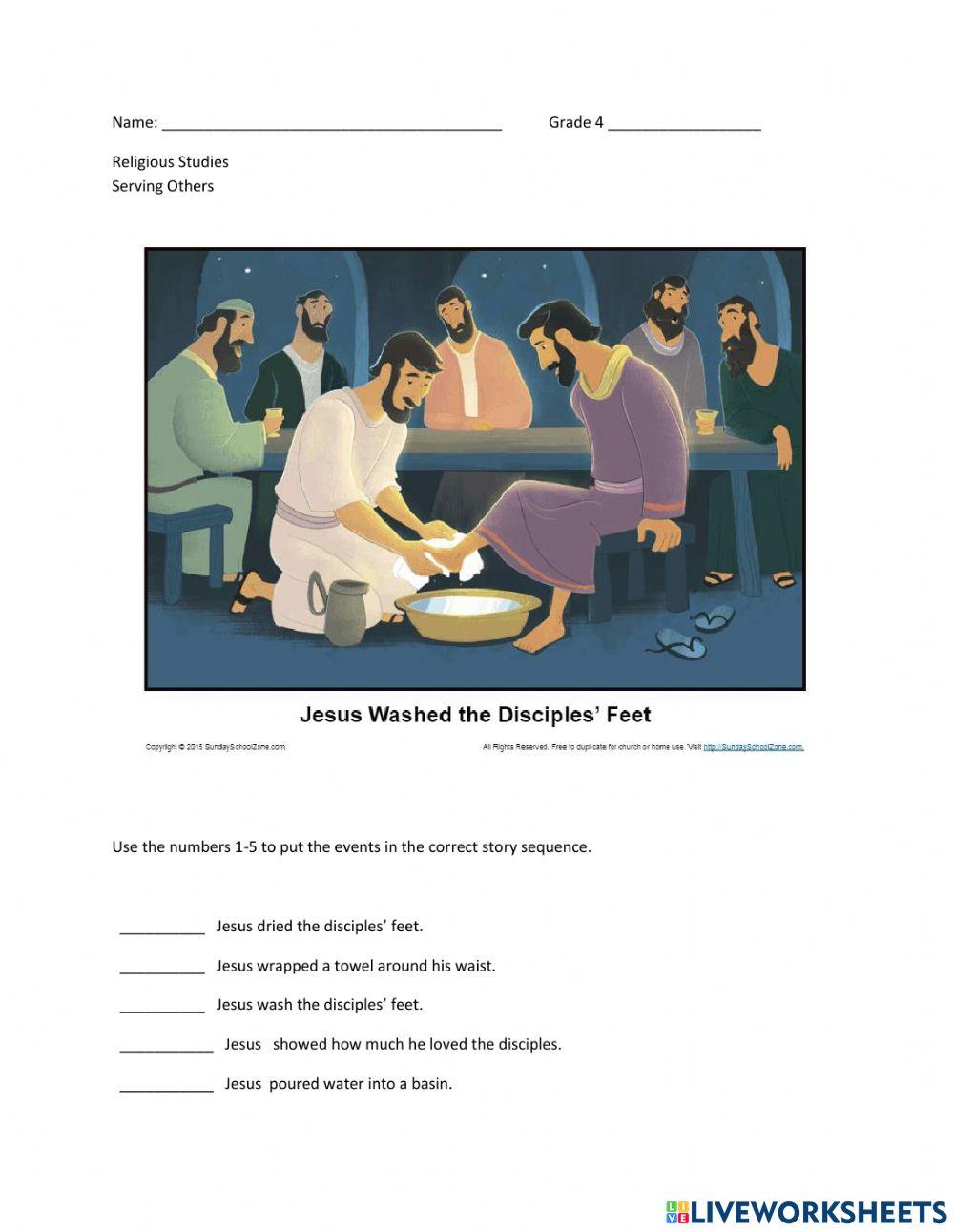 Religious Studies: Serving Others online exercise for | Live Worksheets