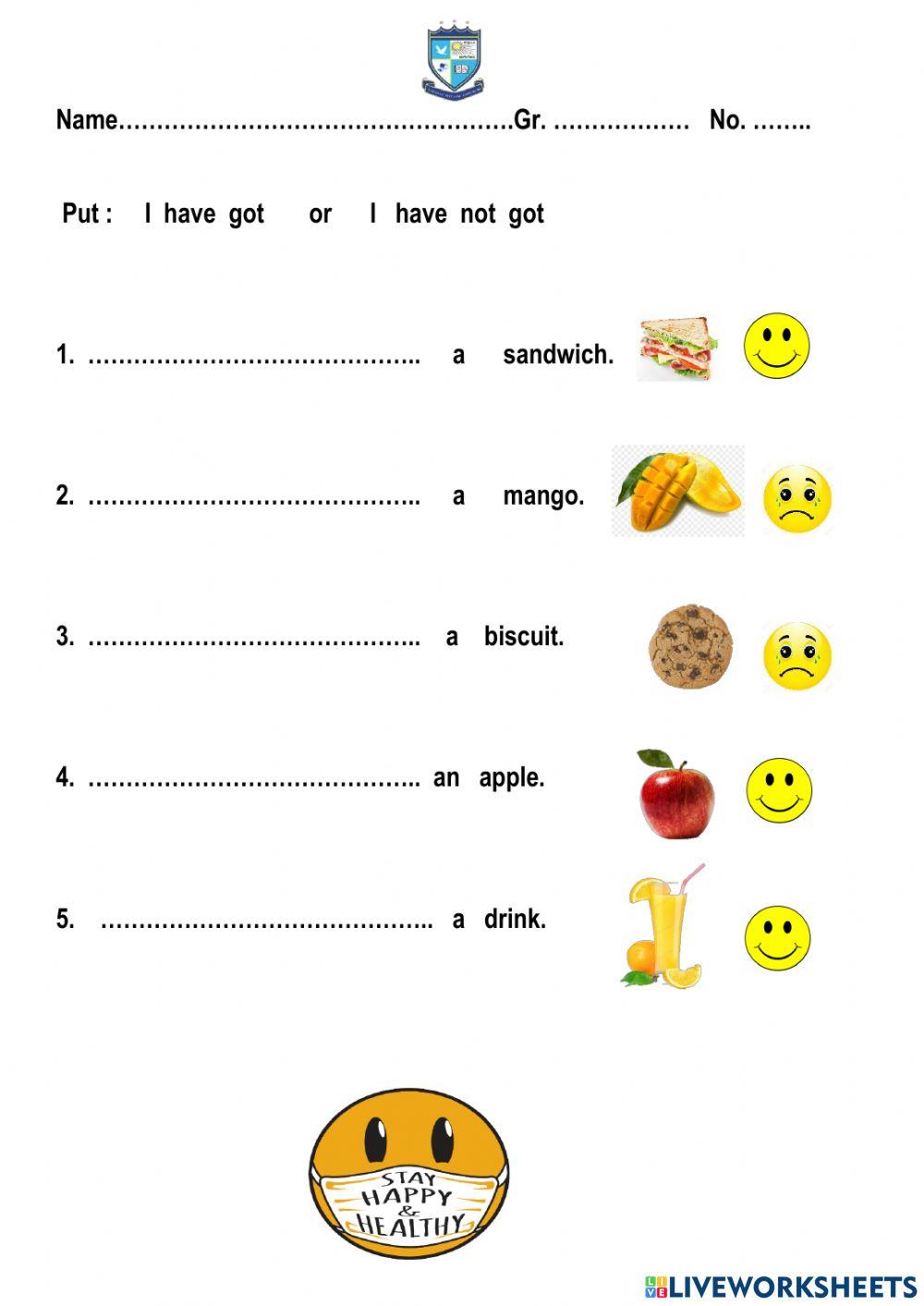 I have got - I have not got GR.1 4076519 | Sasivipawan