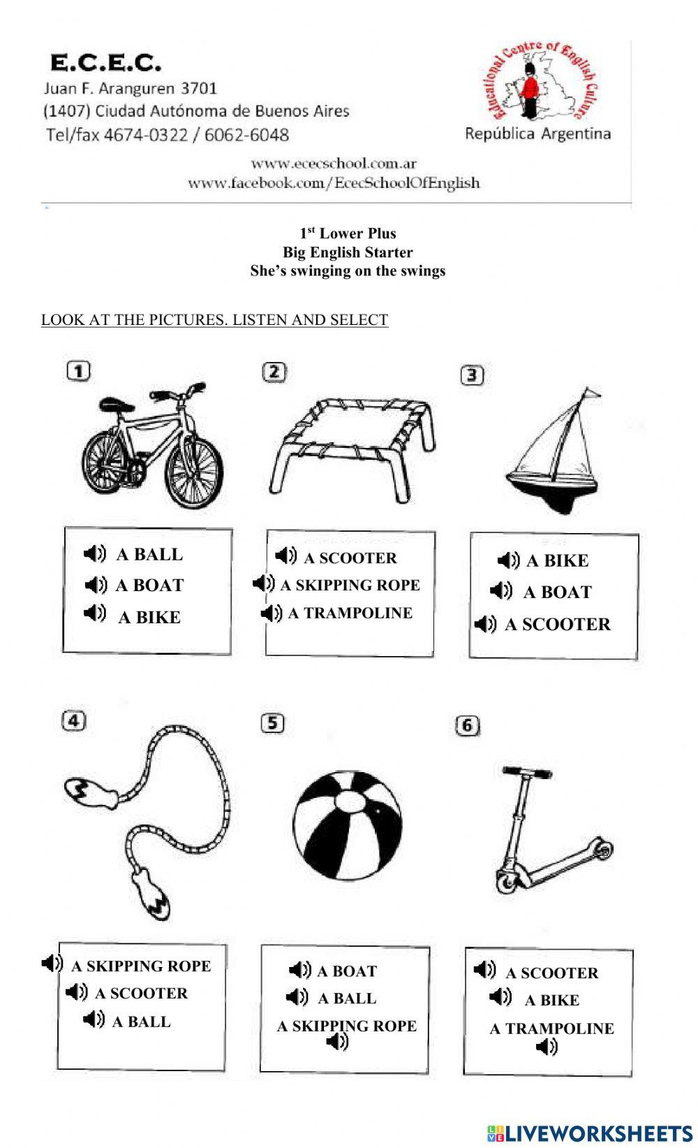 Big English Plus 1 worksheet | Live Worksheets