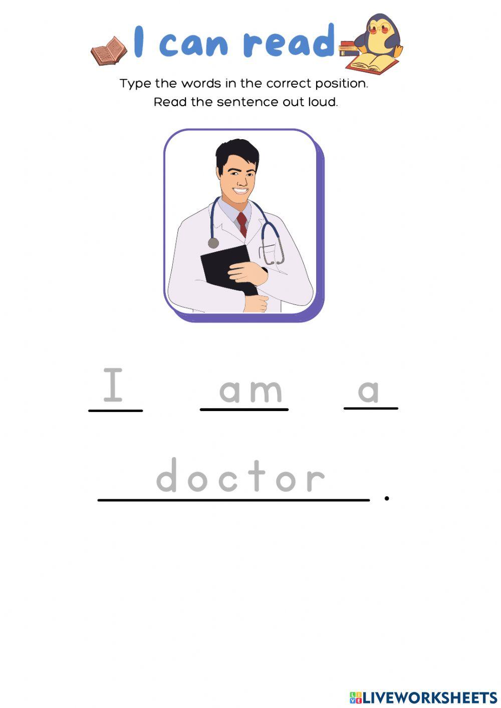 I can read (2) worksheet | Live Worksheets