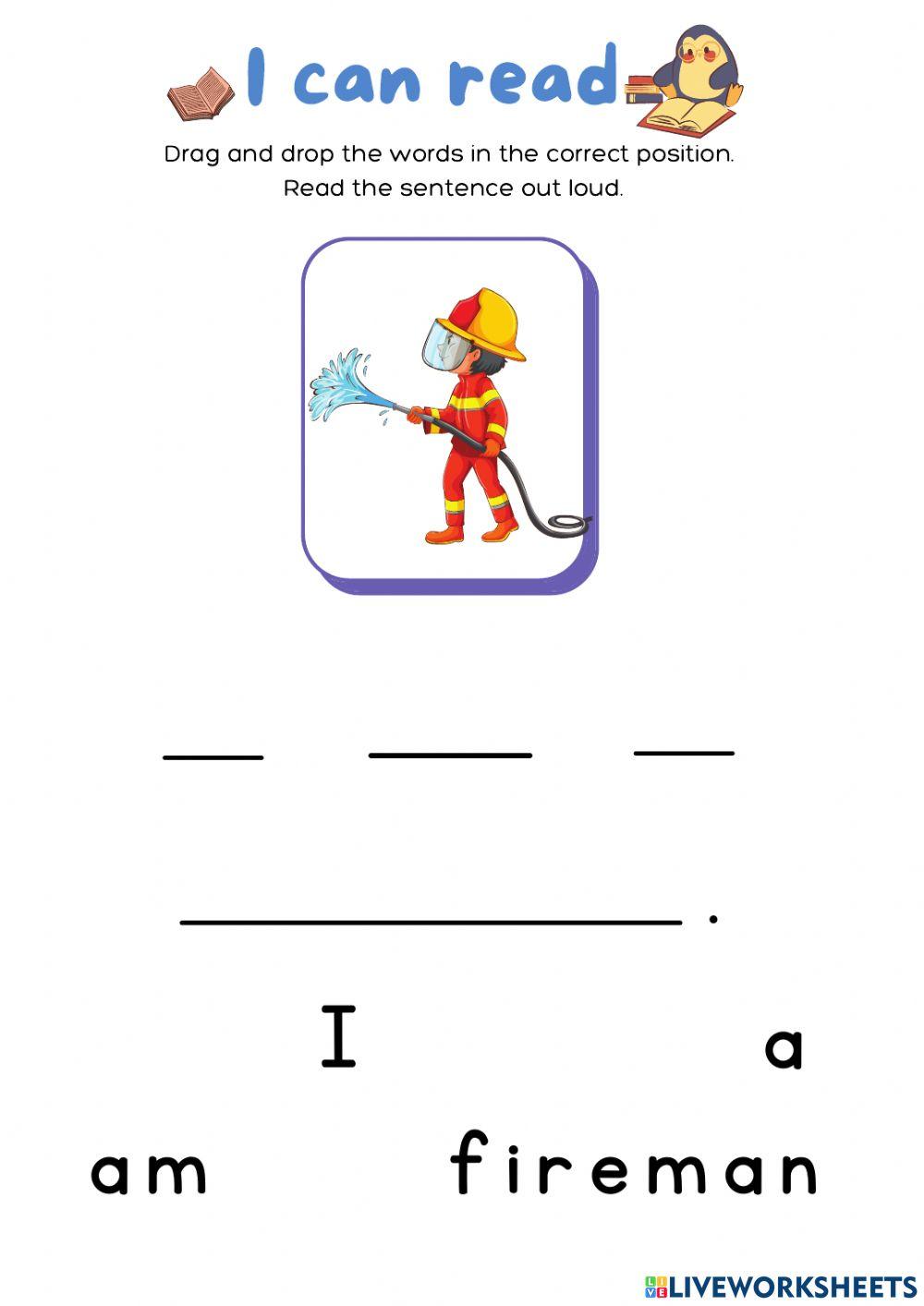 I can read 5 1621770 | OrchidSE | Live Worksheets