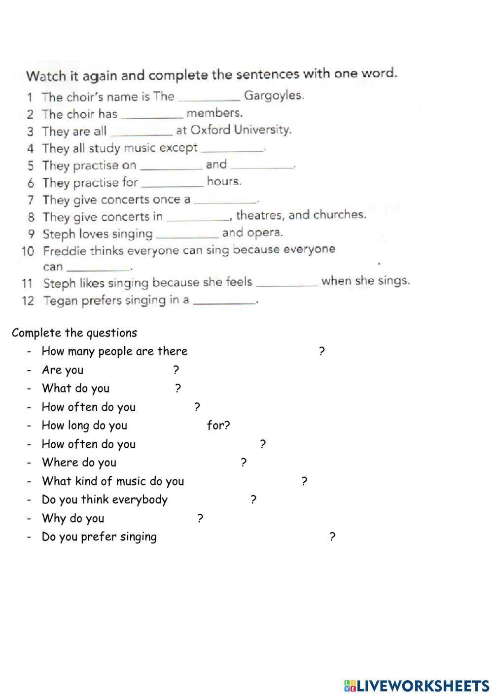 English File Beginner interactive worksheet | Live Worksheets