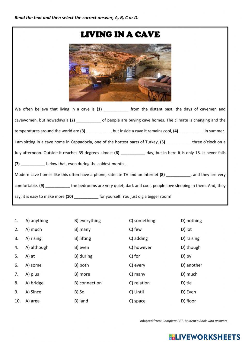 1623128 | Living in a cave | The Channel - Academia de