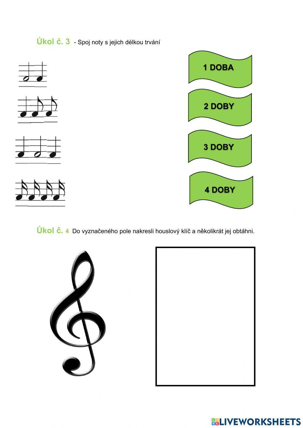 Noty online exercise for | Live Worksheets
