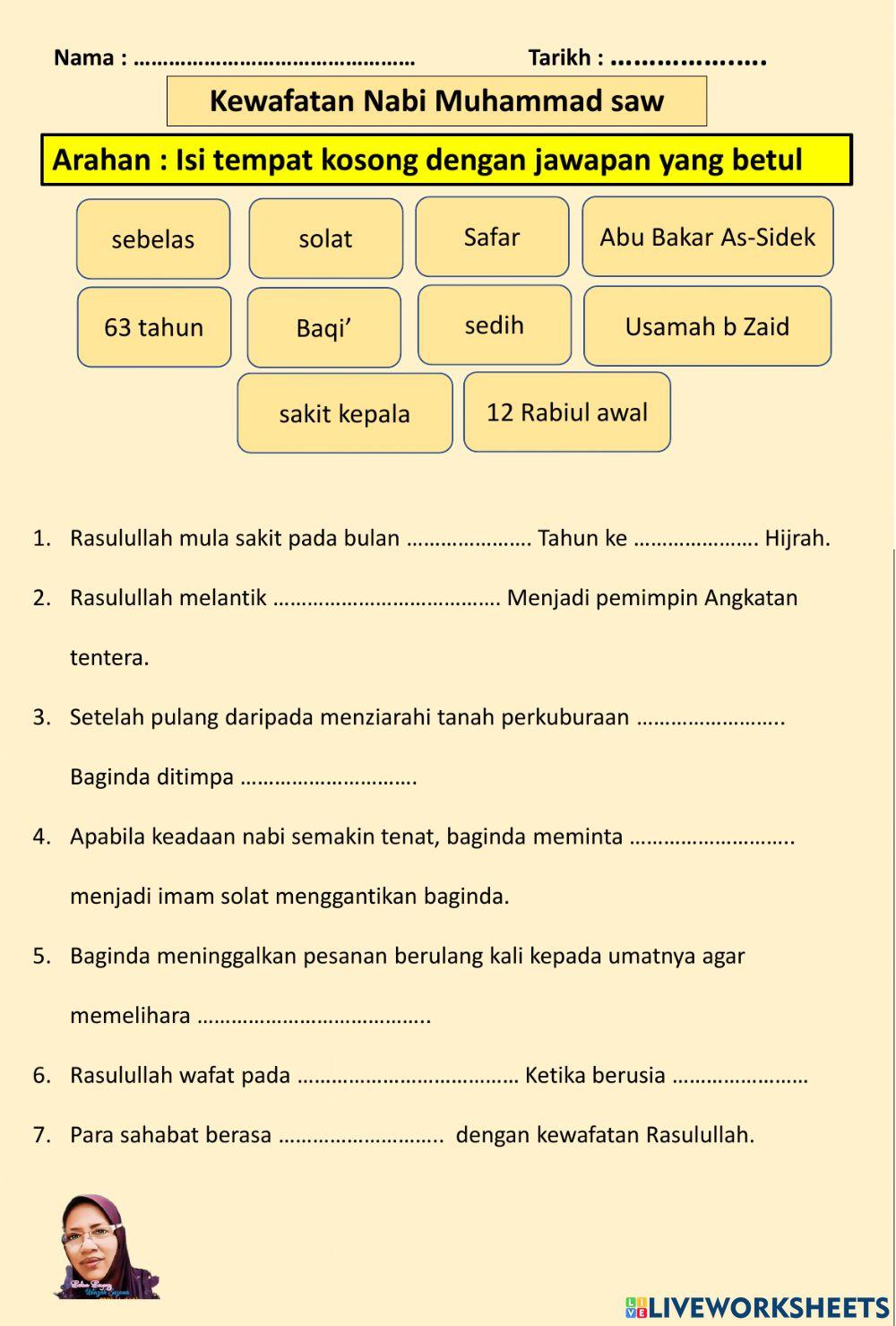 Kewafatan Nabi Muhammad 1623592 | Suzana bt Hashim | Live