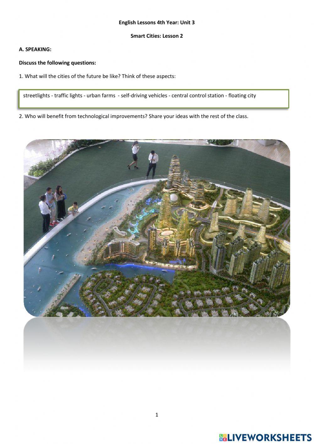 Cities worksheet for 4th | Live Worksheets