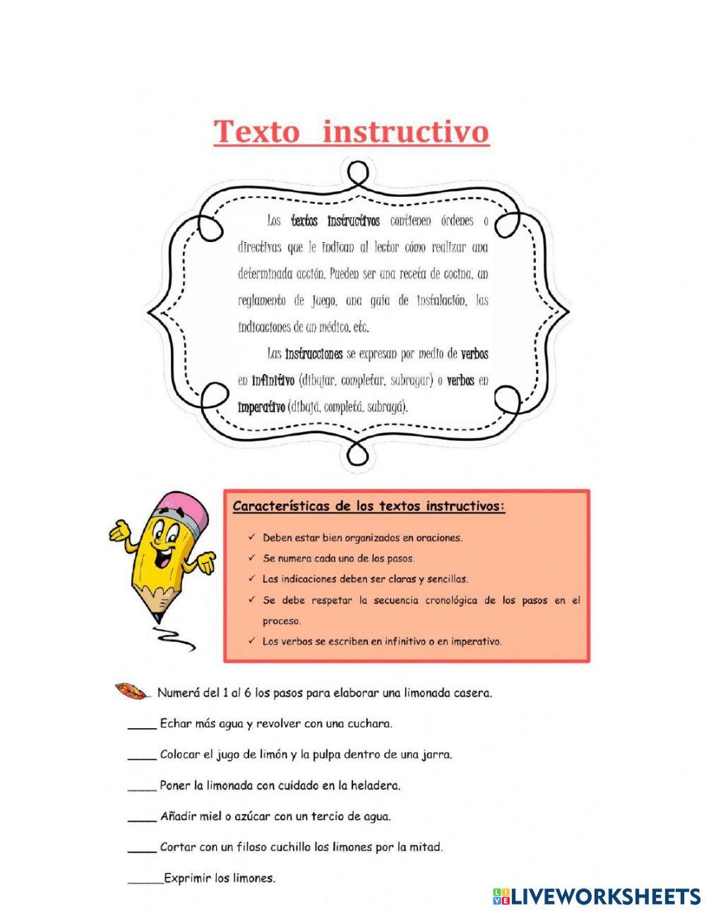 Ejercicio de textos instructivos 4153642 | Edda Pineda Ejercicio de textos instructivos 4153642 | Edda Pineda