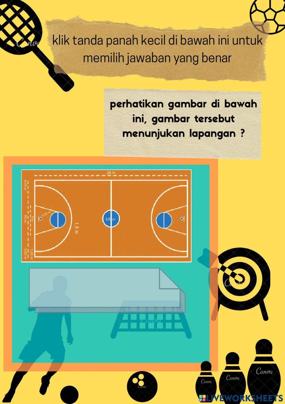 Permainan bola besar interactive exercise | Live Worksheets