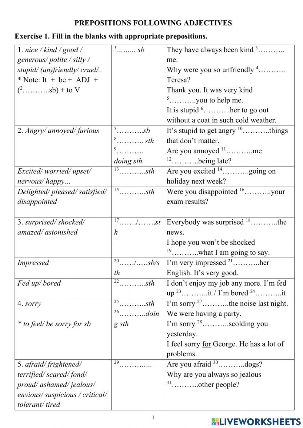 E12U4-Prep worksheet | Live Worksheets