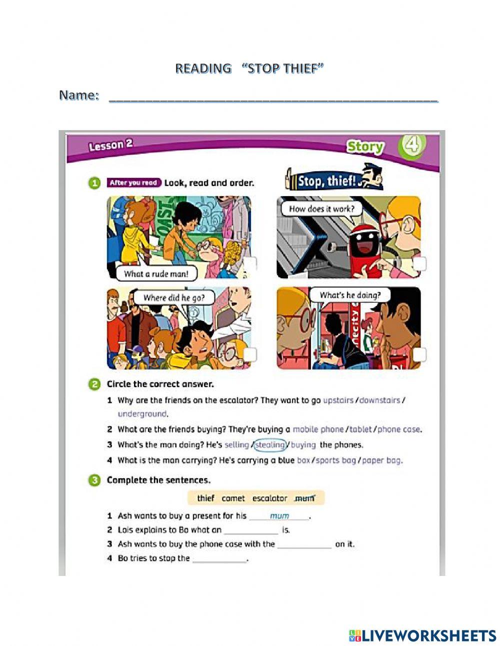 LISTENING COMPR… | Free Interactive Worksheets | 5254788