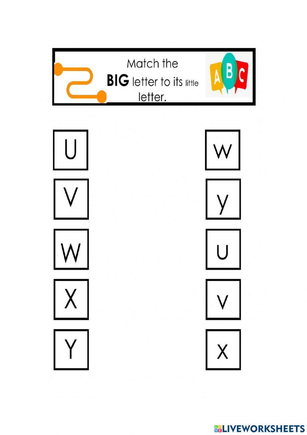 1697922 | Letter worksheet | Trang2311 | LiveWorksheets