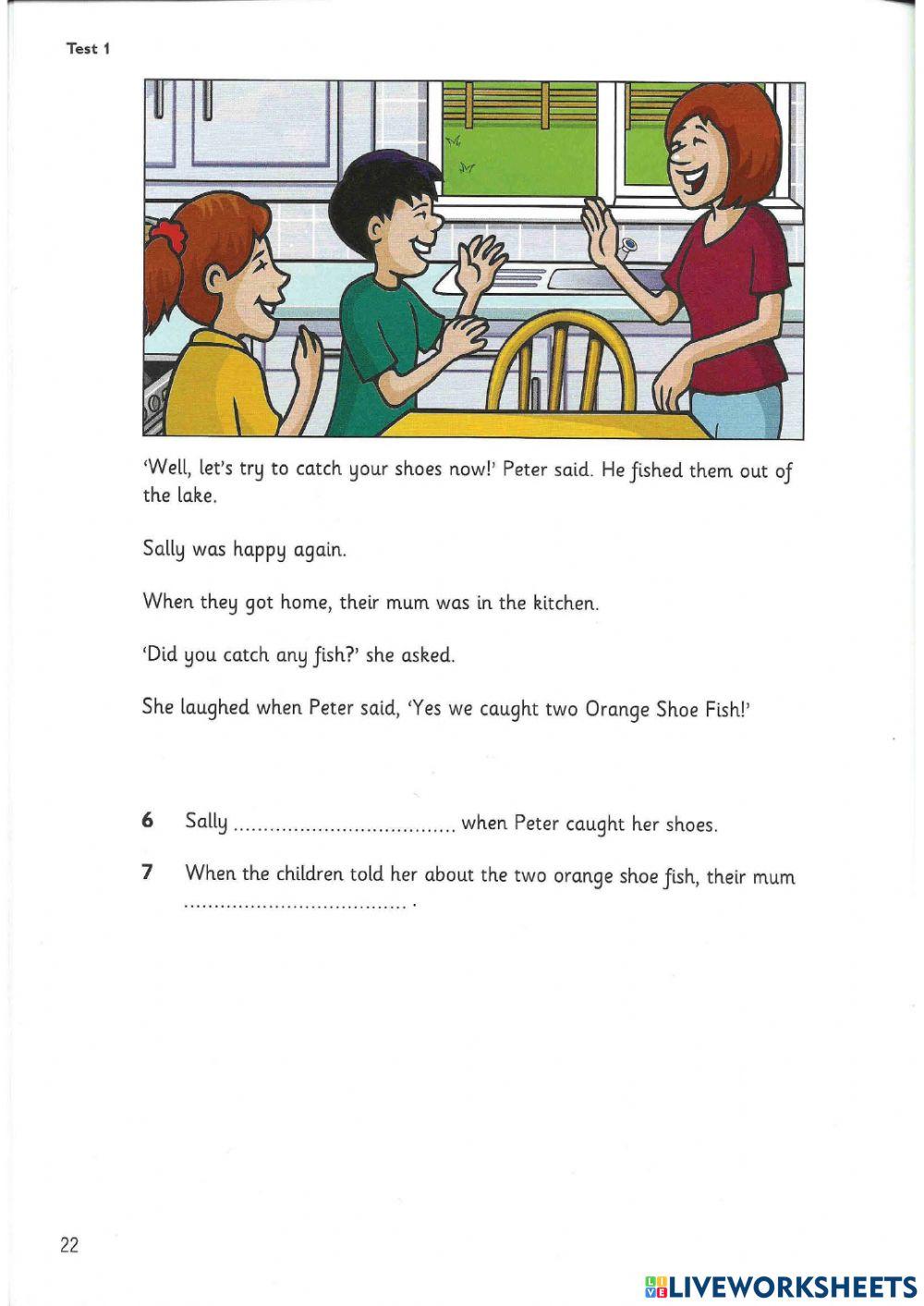 MOVERS 1 - TEST… | Free Interactive Worksheets | 4136346