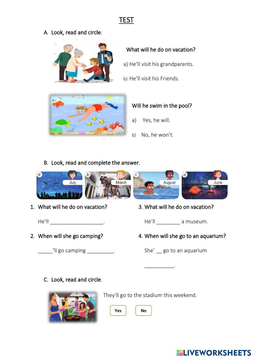 Future Will 1698394 | MisterRamirez | Live Worksheets