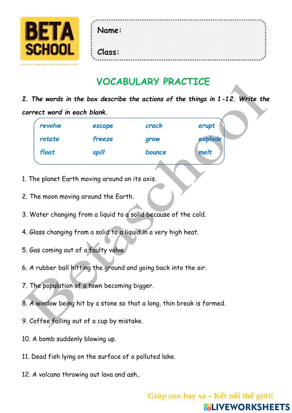 10TH Ielts Lesson For BJ4A worksheet | Live Worksheets