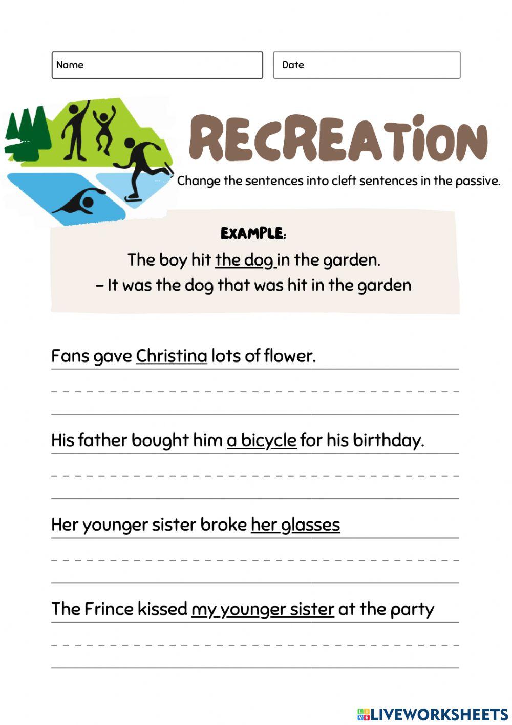 Exercises online exercise for | Live Worksheets