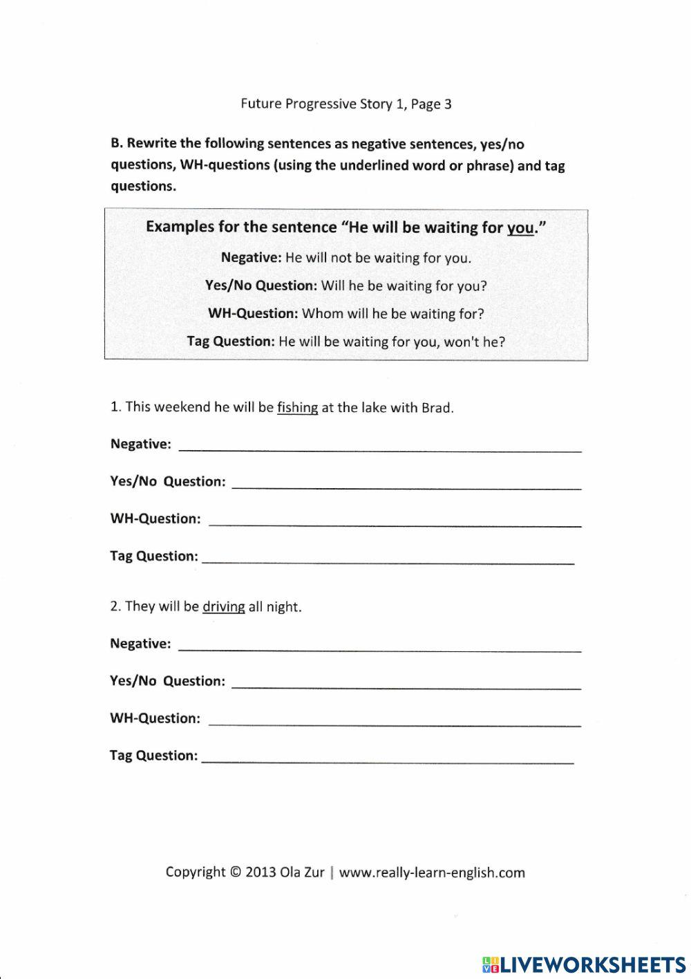 2613080 | Review Future Continuous | Rapeepan Nawa