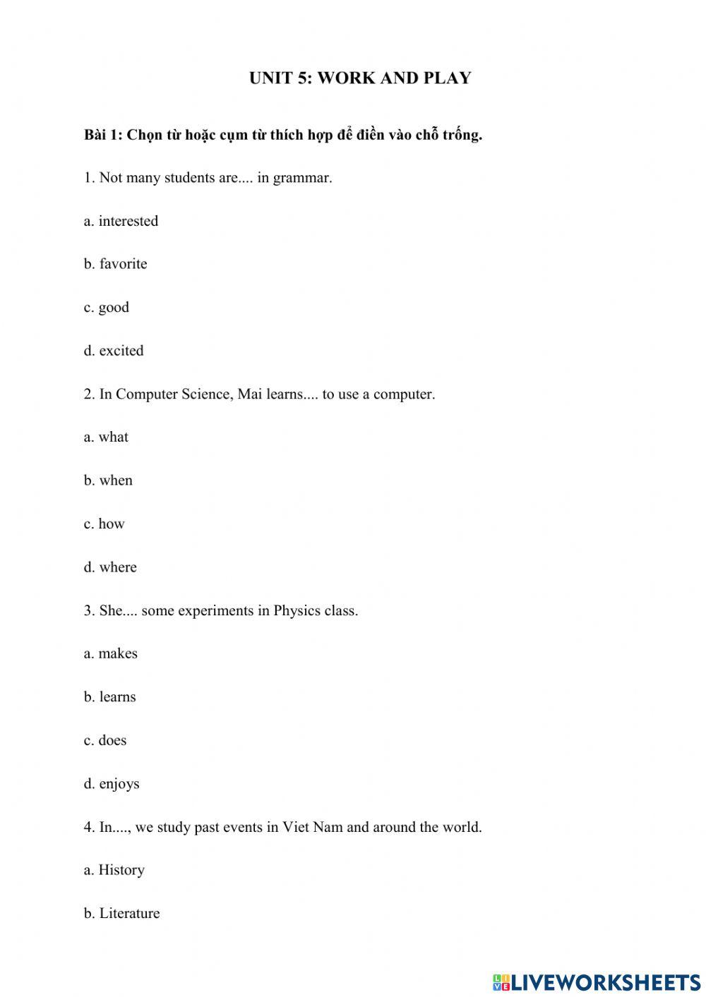 Grade 7 worksheet interactive worksheet | Live Worksheets
