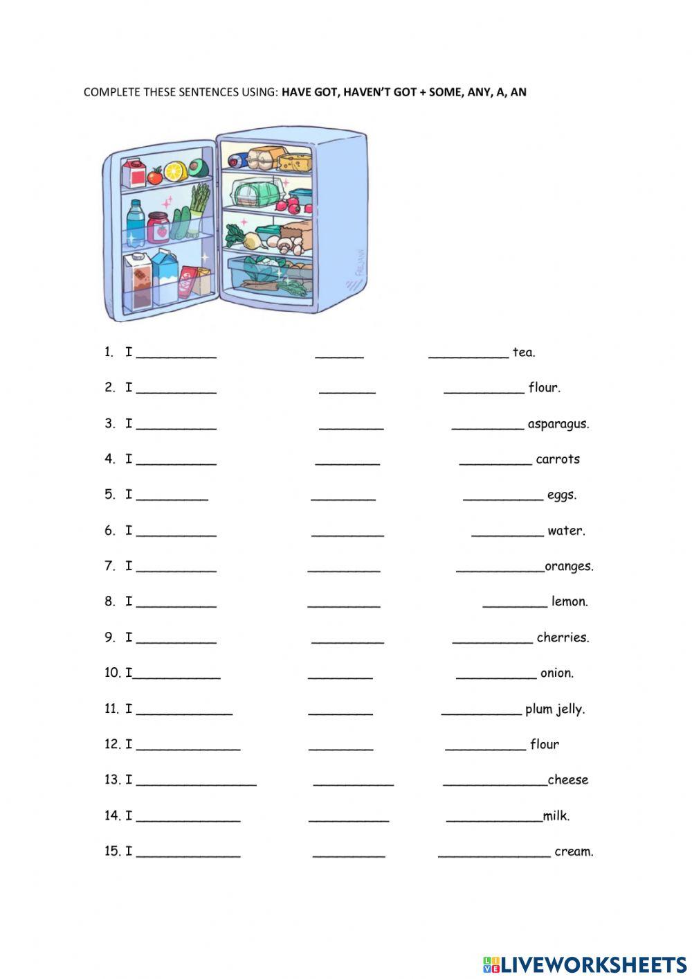 1699207 | Have got some | MartaMorla | LiveWorksheets