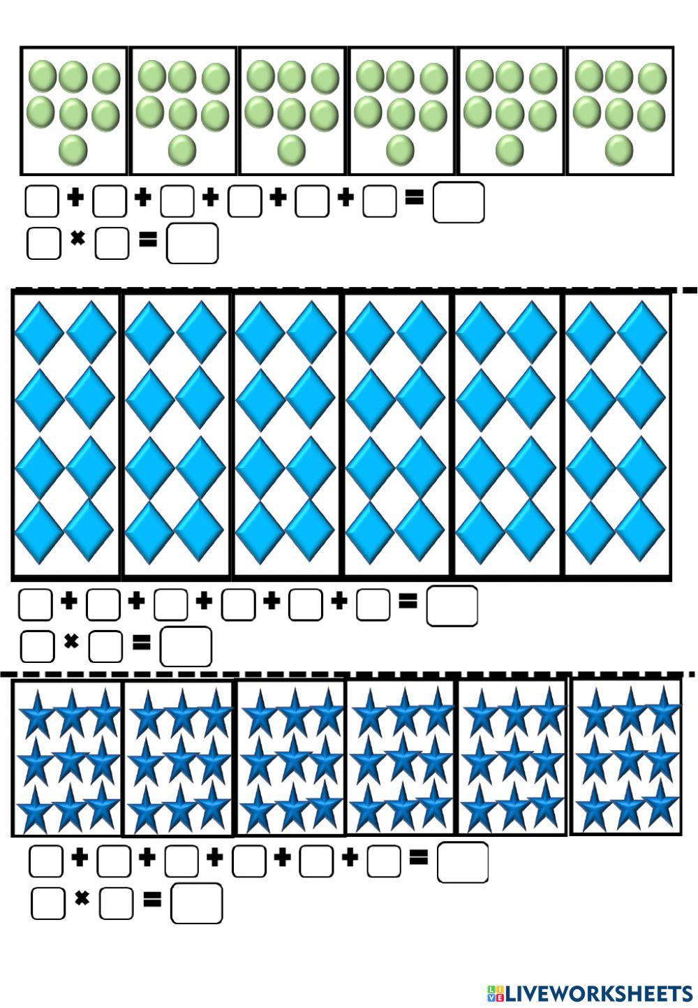 Tabuada De Multiplicar Interactive Worksheet