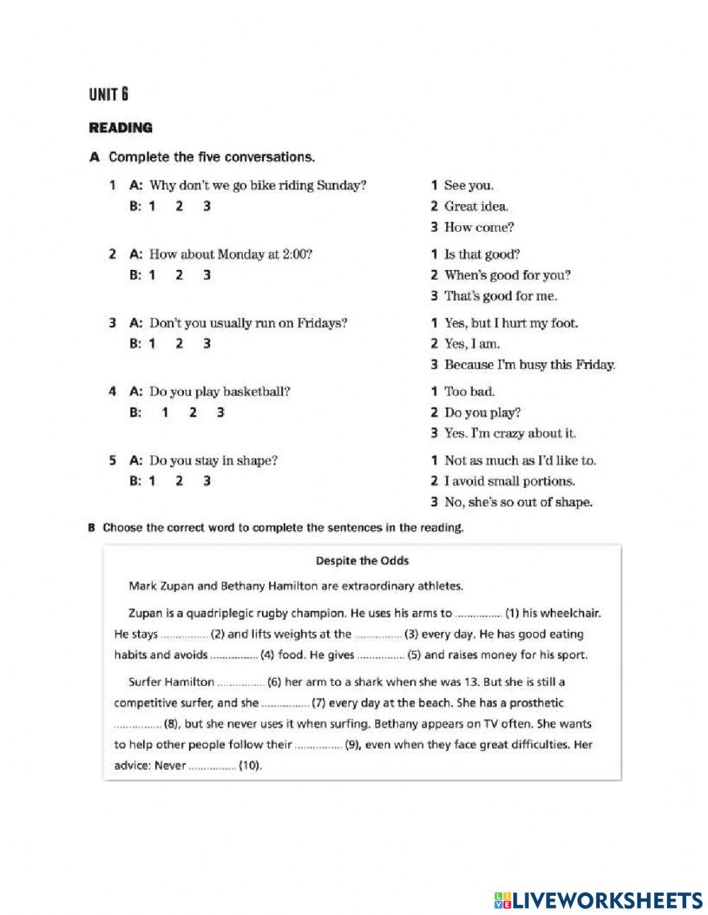 1699566 | Review unit 1-7 | thuydokim | LiveWorksheets