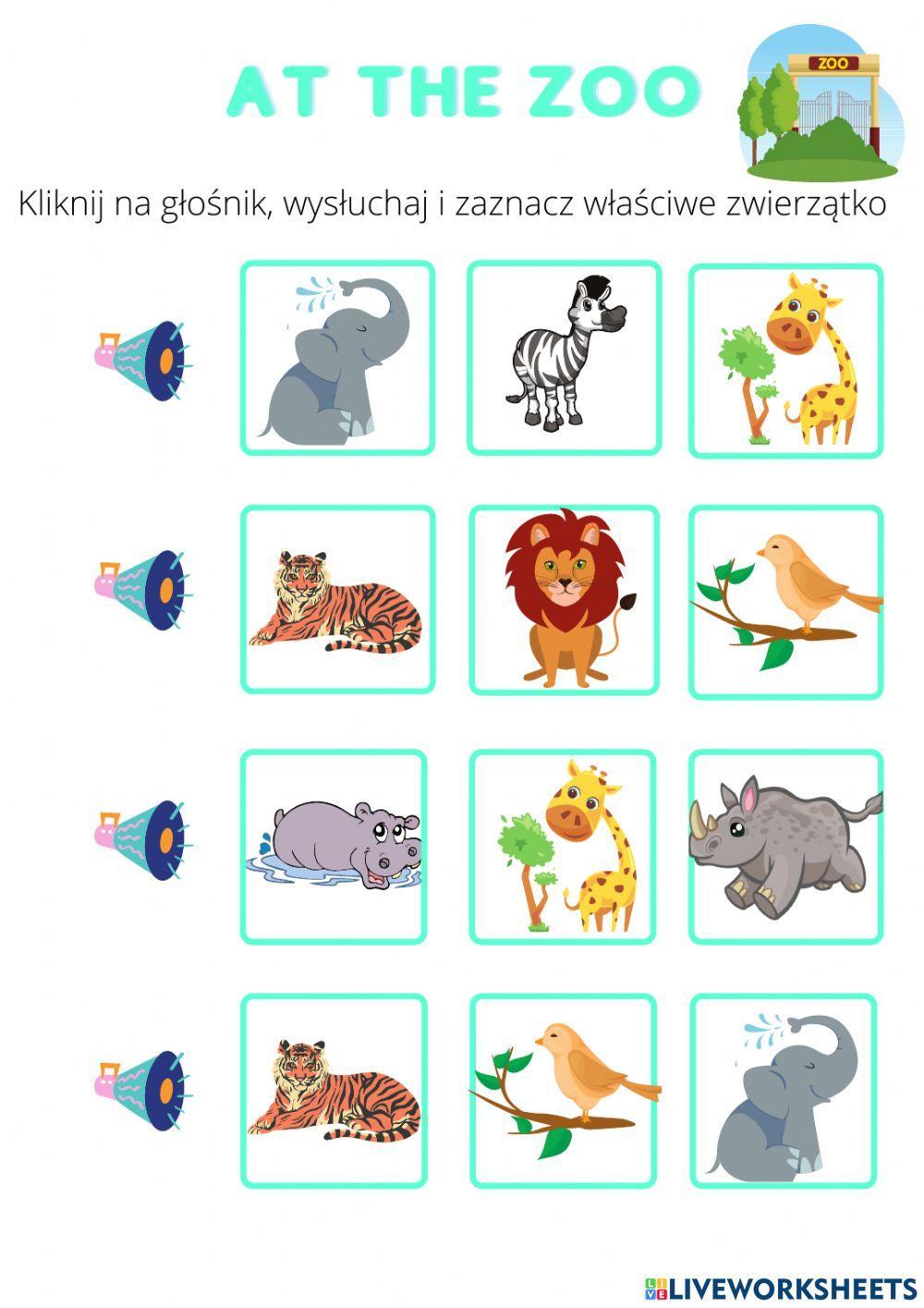 1700353 | At the zoo | marlenas29 | LiveWorksheets