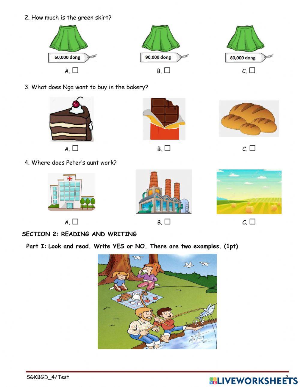 1700869 | Term 2 Test | Vuthitrang89 | LiveWorksheets