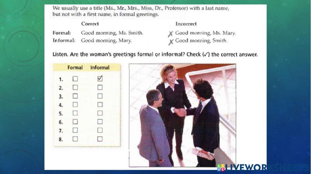 Unit 1 Task 3 online exercise for | Live Worksheets