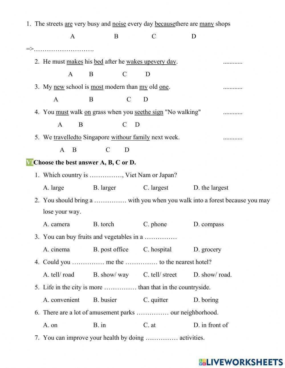 Review U4,5,6 -… | Free Interactive Worksheets | 1724010