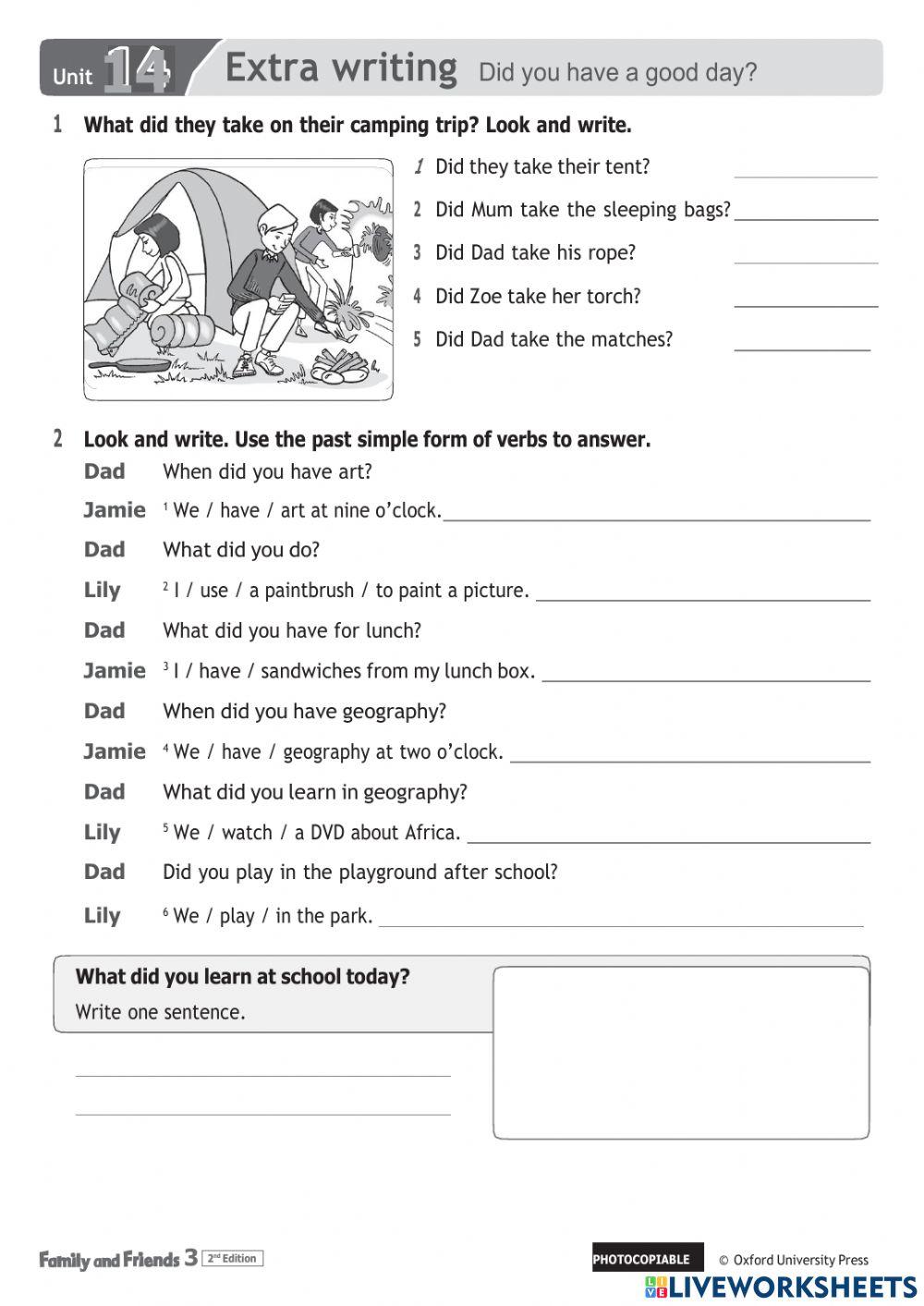 Ff3- unit 14 | Free Interactive Worksheets | 5261019