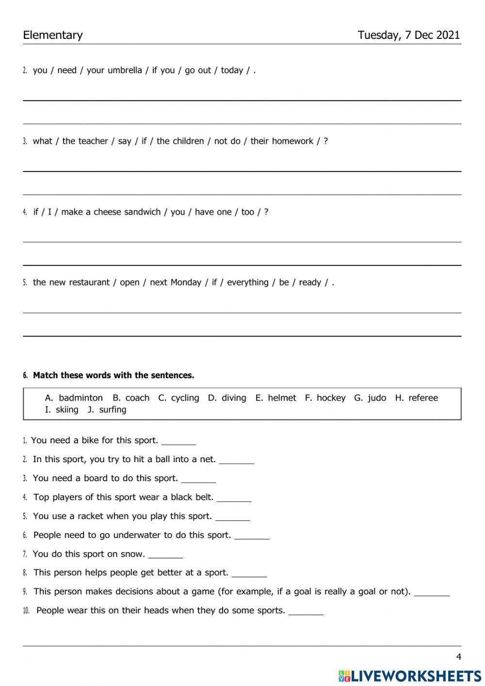 Elementary test | Free Interactive Worksheets | 1724469