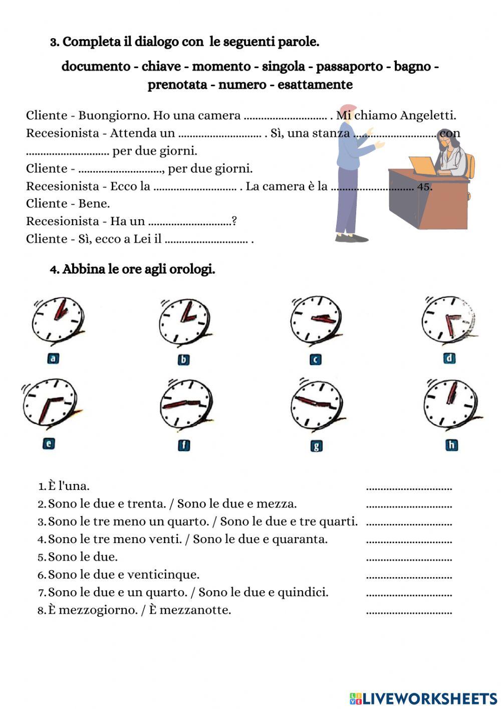 Esame Finale - … | Free Interactive Worksheets | 1724691