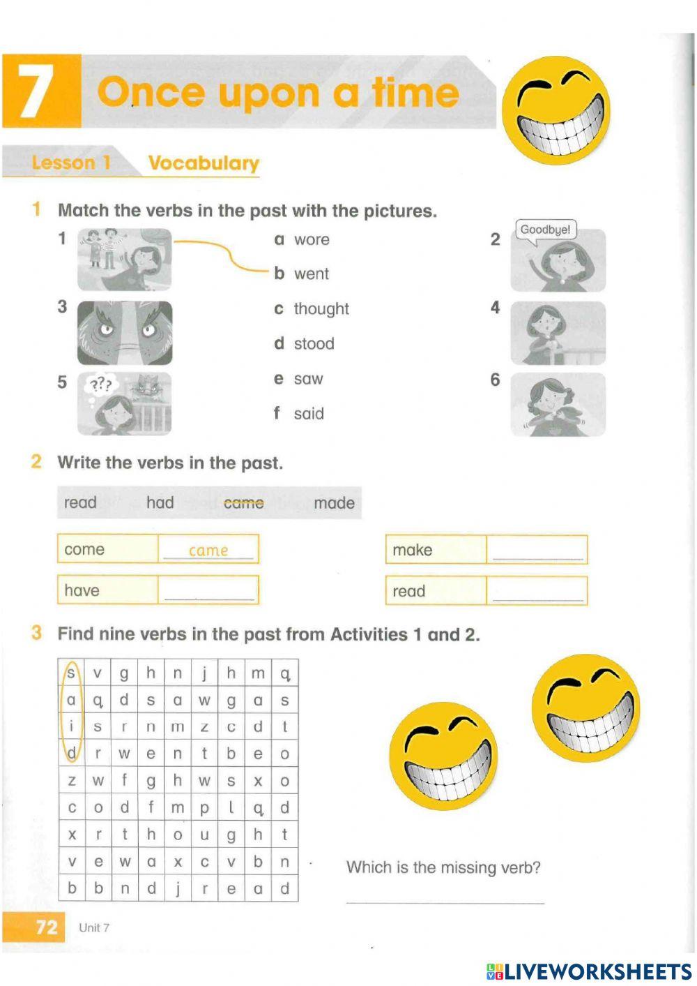 As3 unit 7 worksheet | Live Worksheets