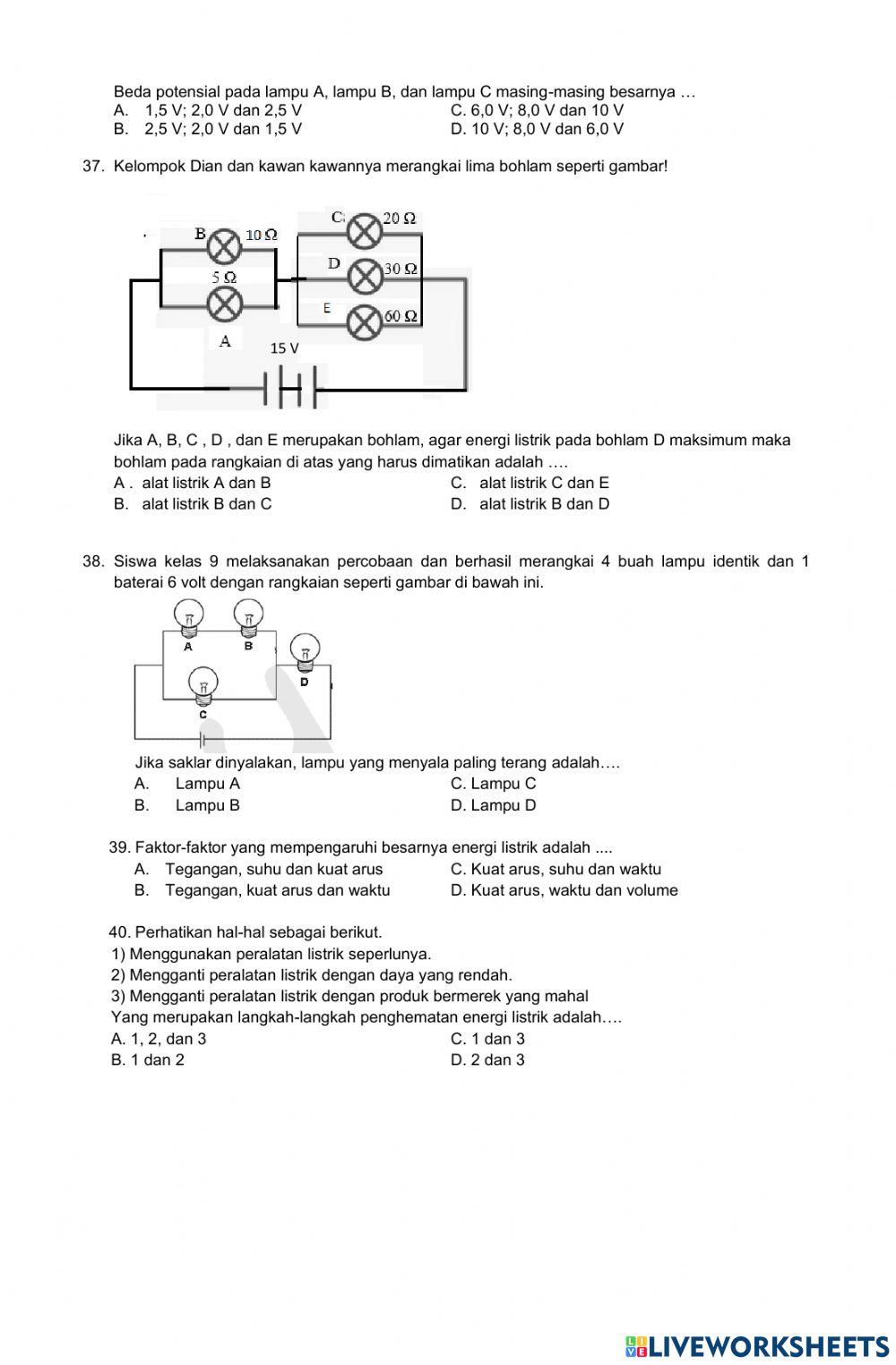 1725212 | Pas ipa 9 | Anisatul illiyin | LiveWorksheets