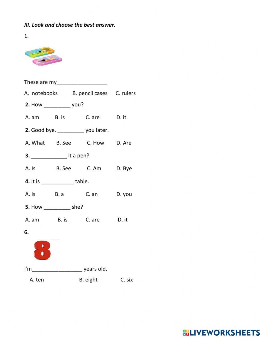 Grade 3 - Review Term 1 worksheet | Live Worksheets