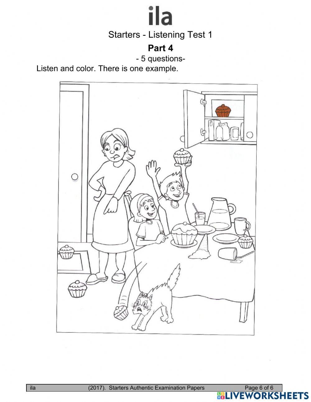 Listening Test 1 Online Exercise For Live Worksheets listening-test-1-online-exercise-for-live-worksheets