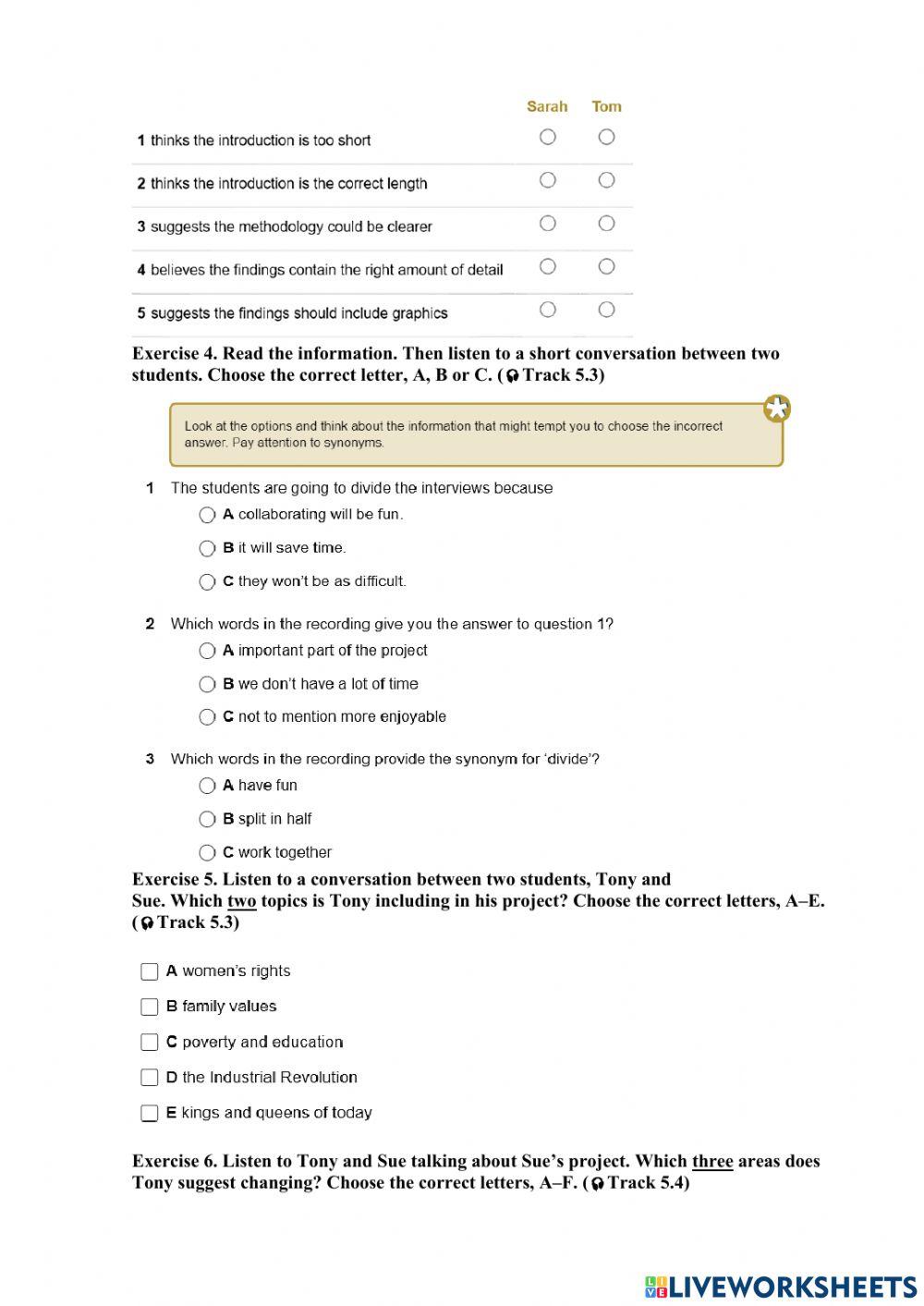 Mindset 3 - Uni… | Free Interactive Worksheets | 1733156