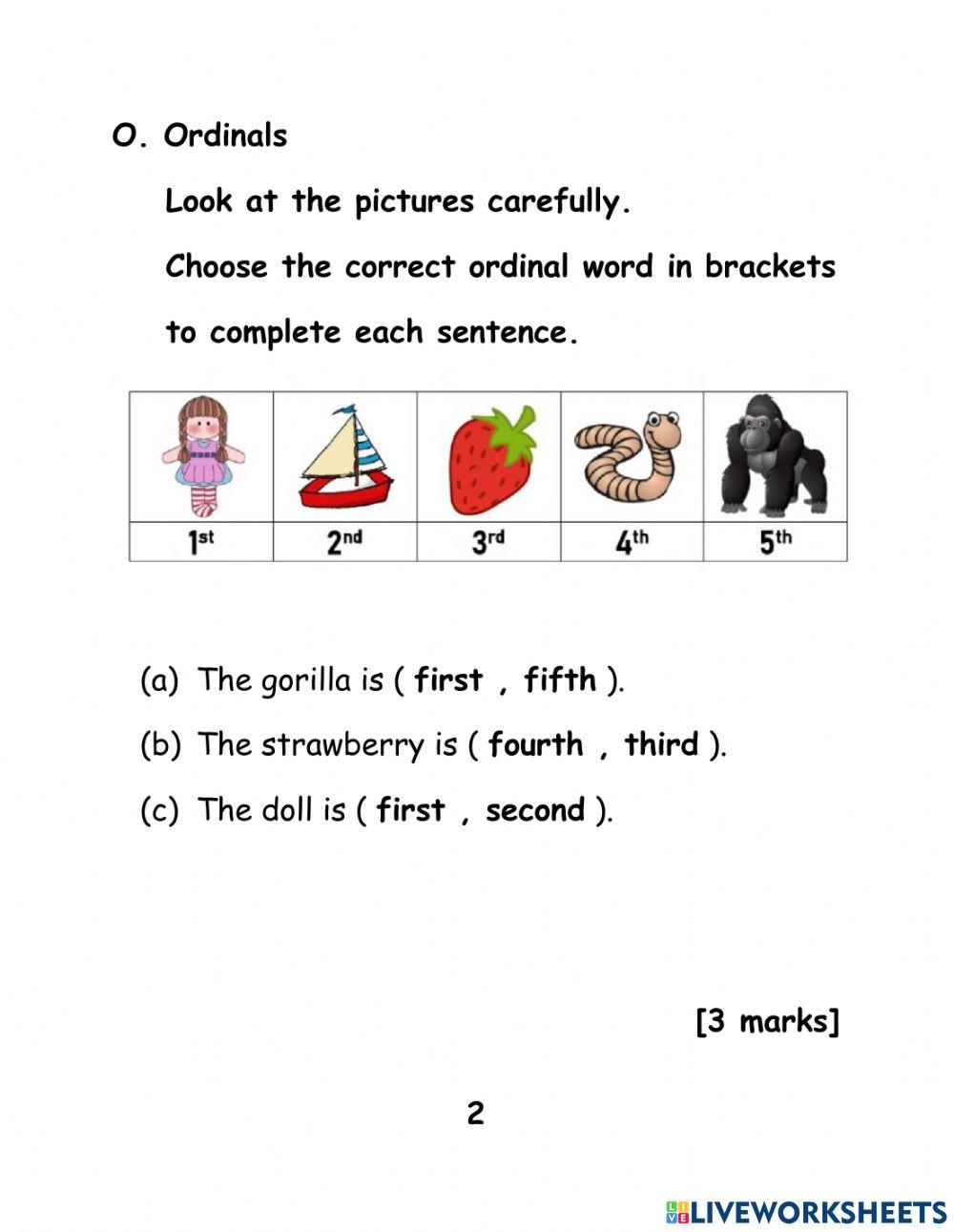 Mathematics (Part 2) Exam Term 1 online exercise for | Live Worksheets