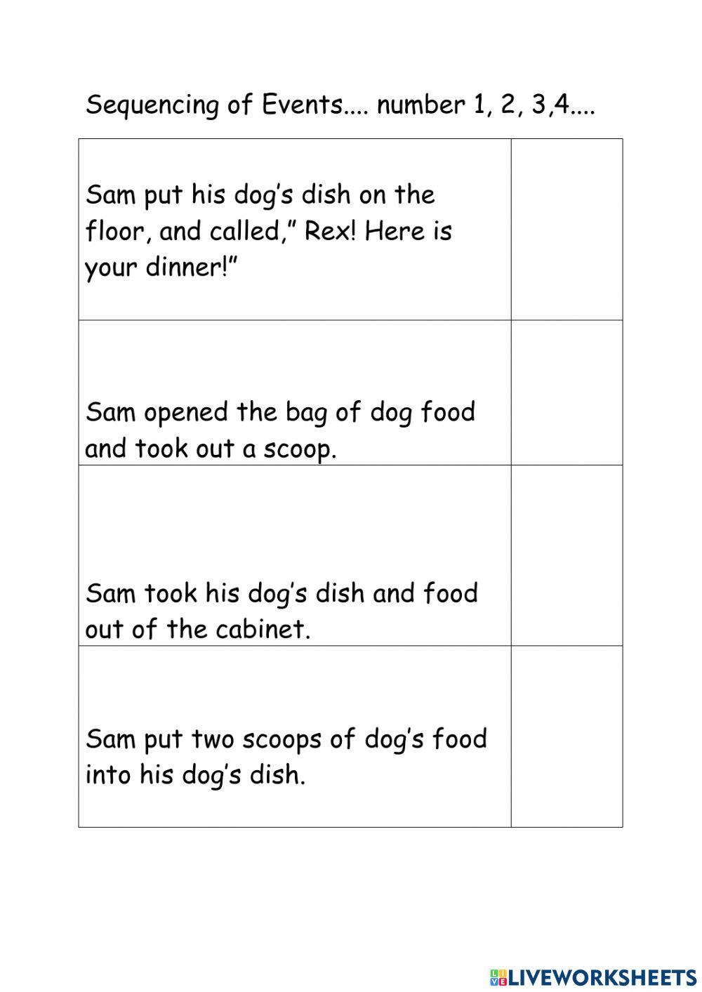 SEQ 4 online exercise for | Live Worksheets