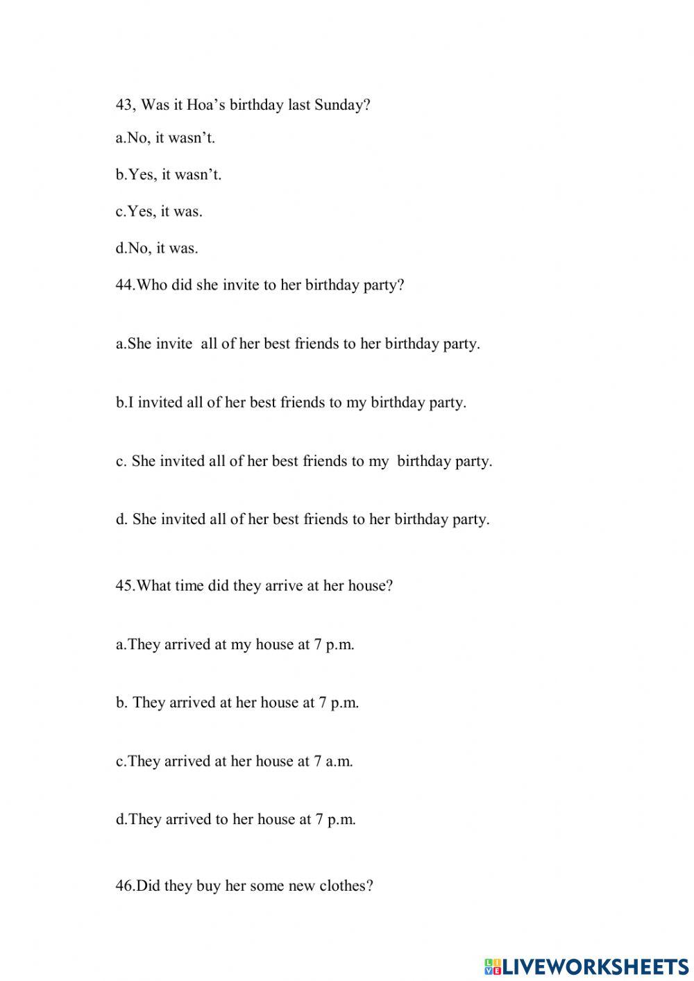 Review the first term 4 ( grade 5) worksheet | Live Worksheets