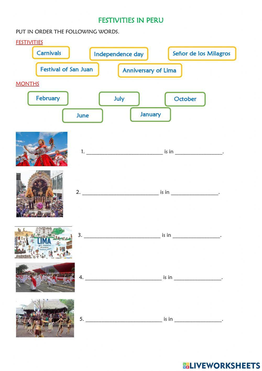 Festivities in Peru | Diana Graciela Huamán Canchanya