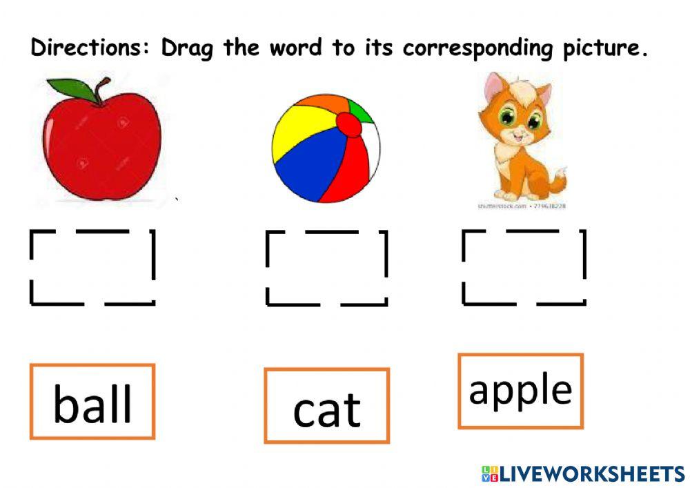 Letters A B C activity | Live Worksheets