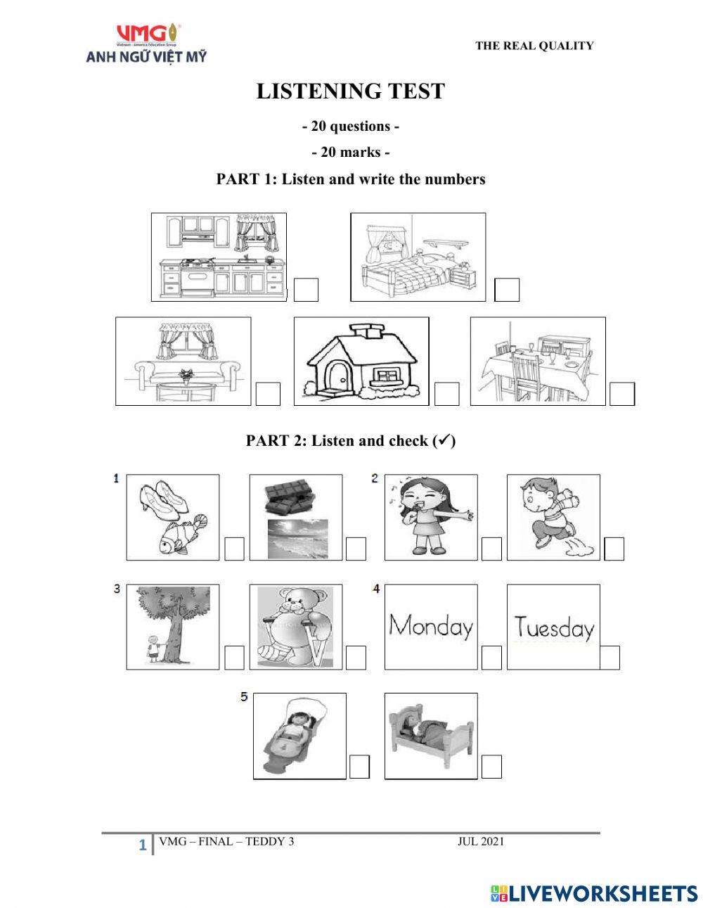 FINAL TEST - PUPPY T3 online exercise for | Live Worksheets