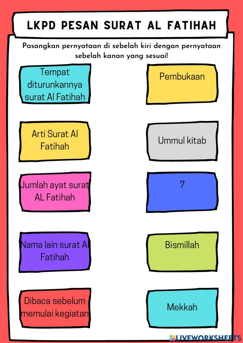 Surat Al Fatihah Ayat 1-7: Teks Arab Dan Terjemahannya, 40% OFF