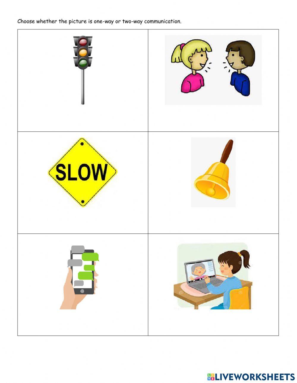 Communication 1407 | Tbry | Live Worksheets