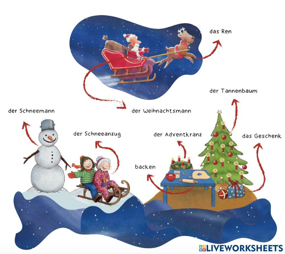 Weihnachten online exercise for | Live Worksheets