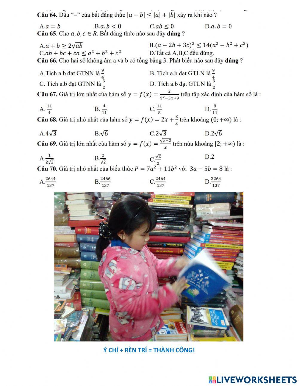 Math 10 activity | Live Worksheets